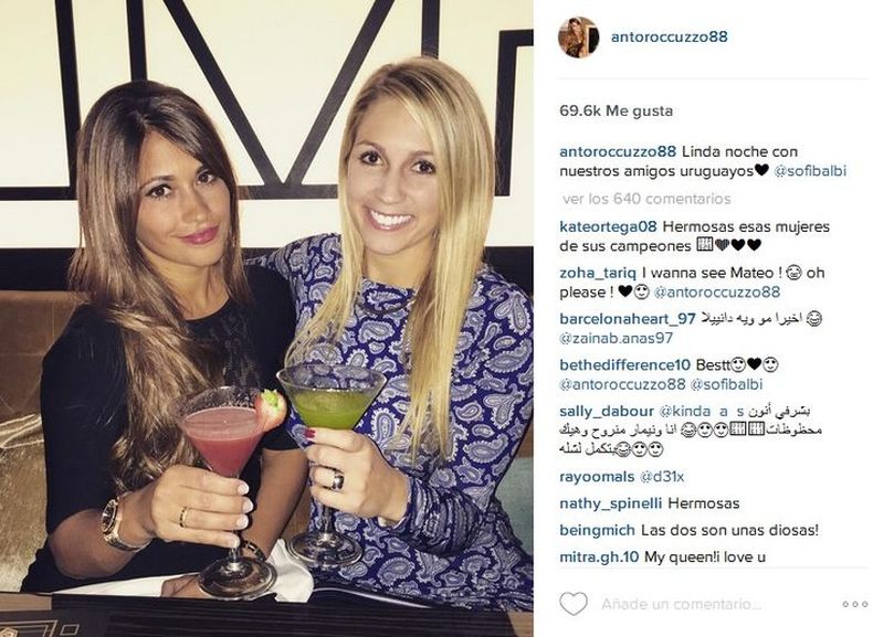 El look de Antonella Roccuzzo, la mujer de Lionel Messi, a dos meses de ...