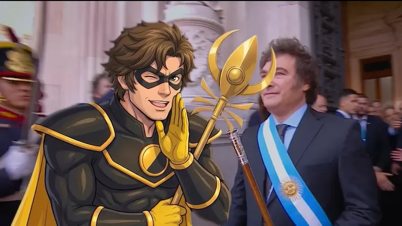 Javier Milei lanzó sus redes sociales en inglés de la mano de General Ancap