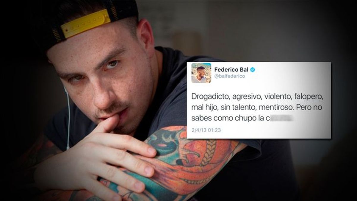 El día que Fede Bal confesó ser un violento