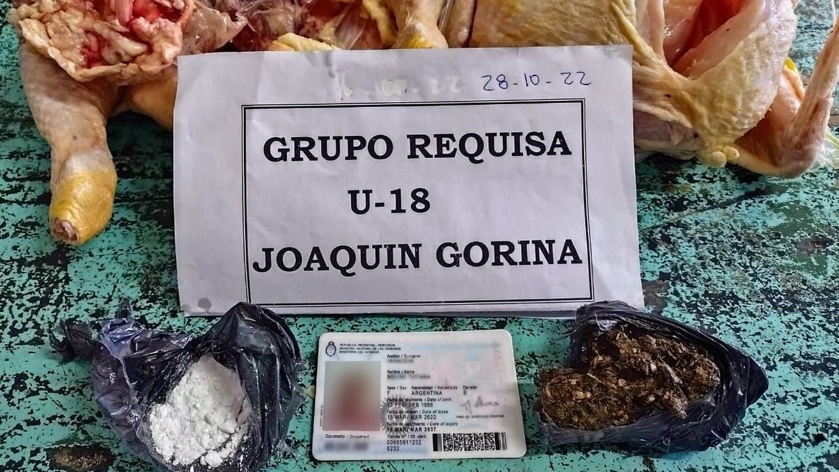 Le llevó a su novio un pollo relleno con cocaína y marihuana a prisión ...