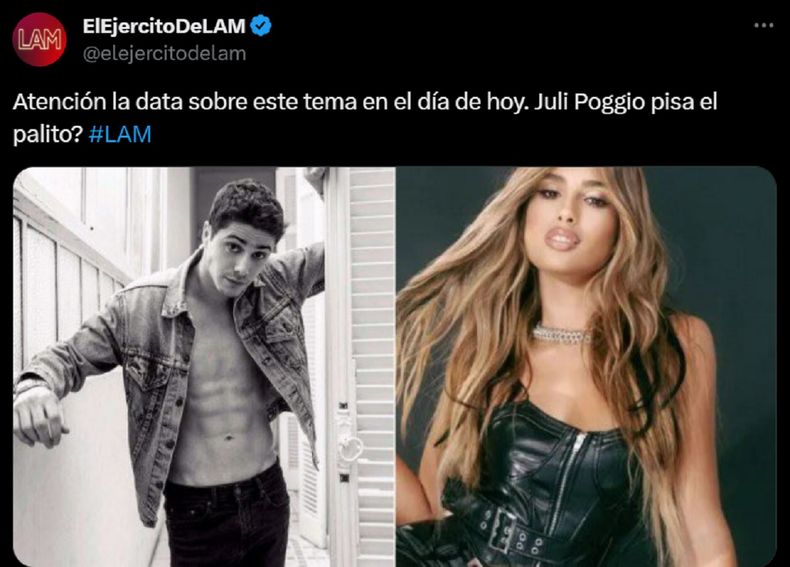 Julieta Poggio quedó expuesta: aseguran que está en pareja con un ...