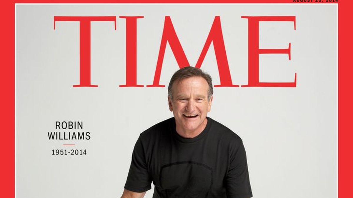 La muerte de Robin Williams llegó a la tapa de la revista Time