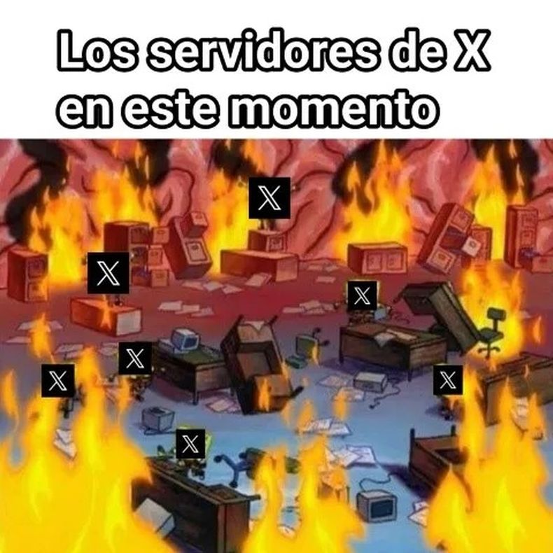 Los mejores memes por la caída masiva de X que afectó a miles de usuarios
