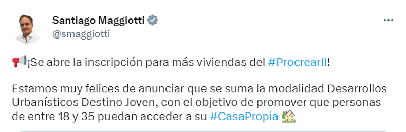 Procrear II: reabre la inscripción para acceder a 662 viviendas en 15 provincias