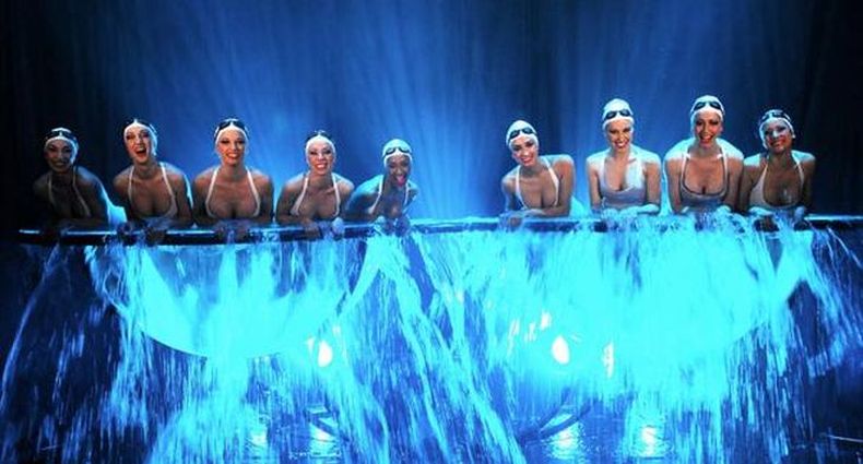 Así se vive el aquadance en Showmatch