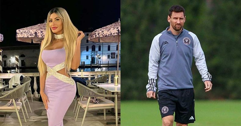 La mujer perfecta le dedicó su tapa de Playboy a Messi con un ...
