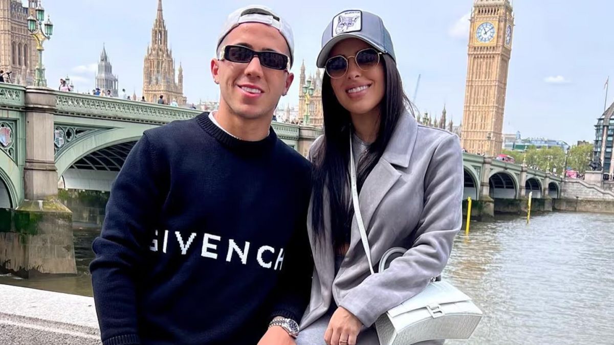 Valentina Cervantes compartió una cariñosa foto con Enzo Fernández y ...