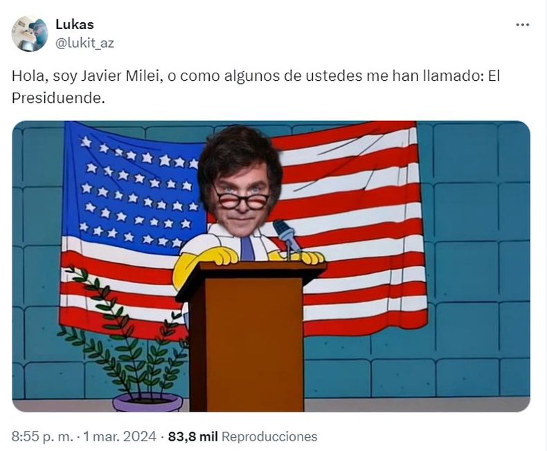 Tras el discurso de Javier Milei en el Congreso, estallaron los memes ...