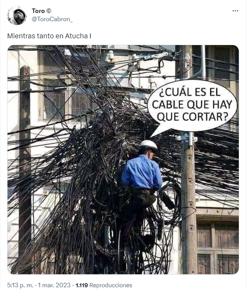 Apagón masivo por caída de Atucha I: los mejores memes