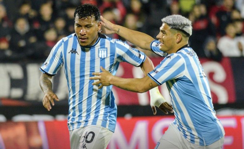 Racing venció a Newells en Rosario y se trepó a la punta de la Liga ...