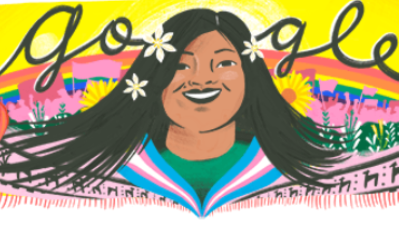 El doodle de Google homenajeó a la activista Diana Sacayán
