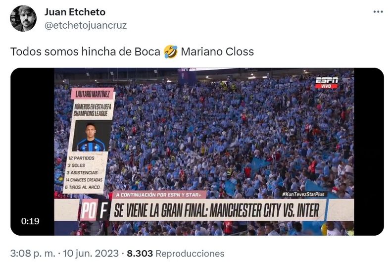 El fallido de Closs en la final de la Champions League que hizo ...