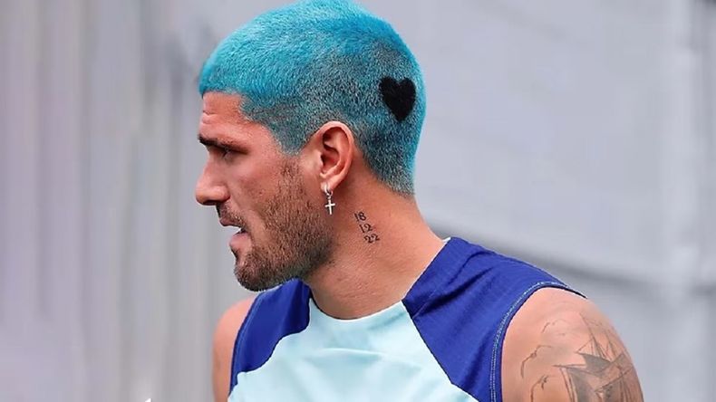 El nuevo look de Rodrigo De Paul está dedicado a Tini Stoessel: la ...
