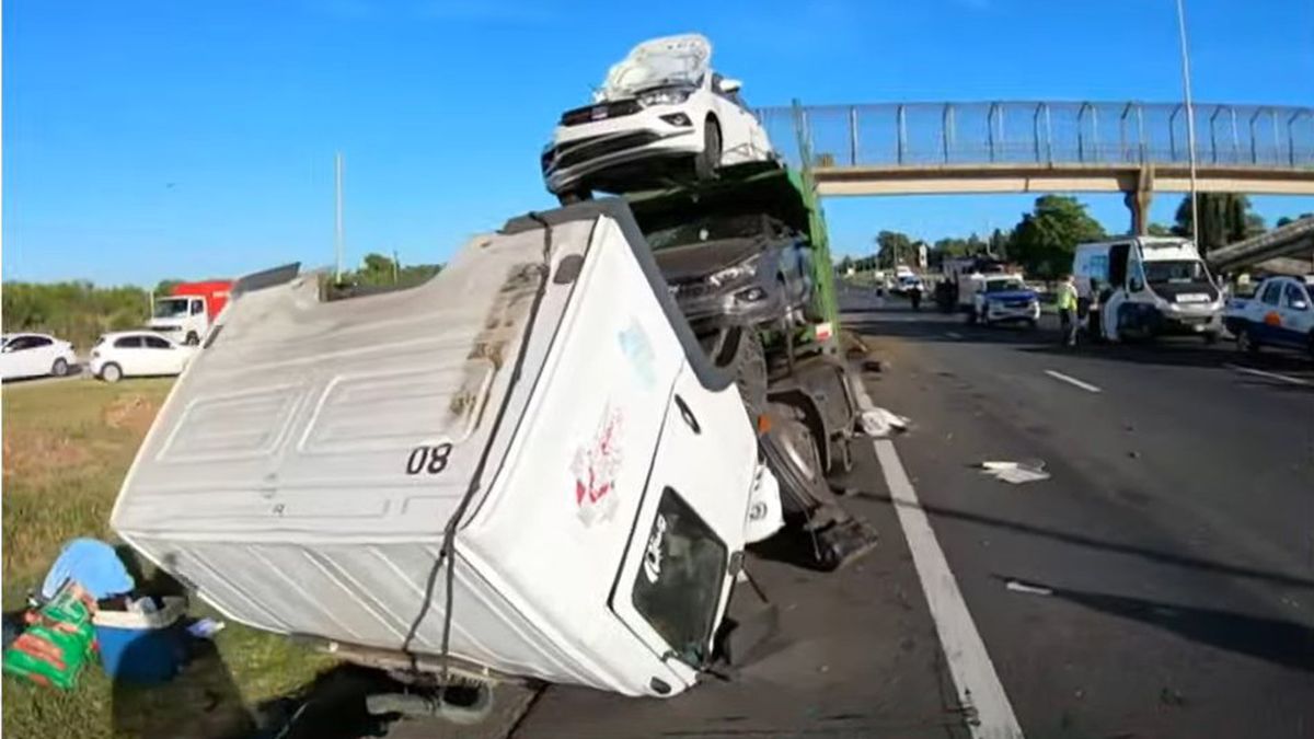 Accidente fatal y derrumbe en Panamericana: hay dos muertos
