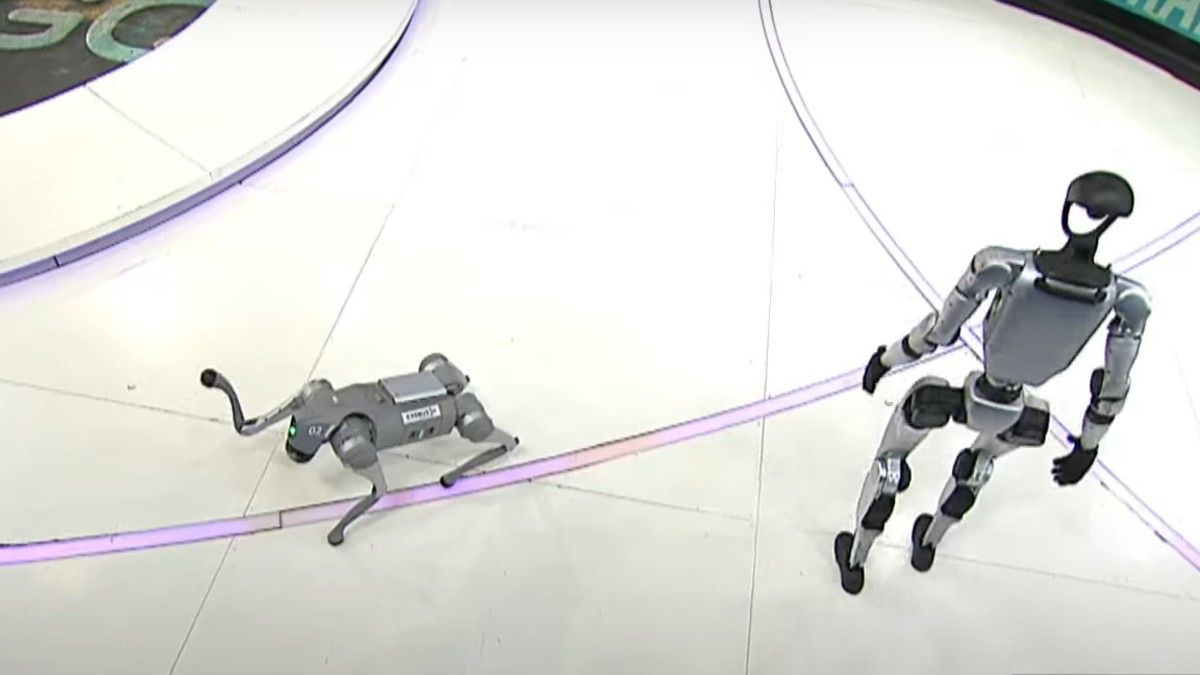 Visita especial en C5N: así funciona el robot humanoide Unitree y su perro