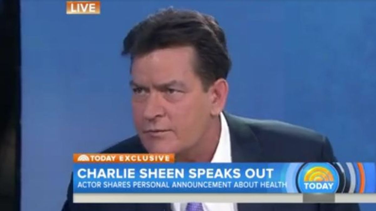 Charlie Sheen: Estoy aquí para admitir que tengo HIV positivo