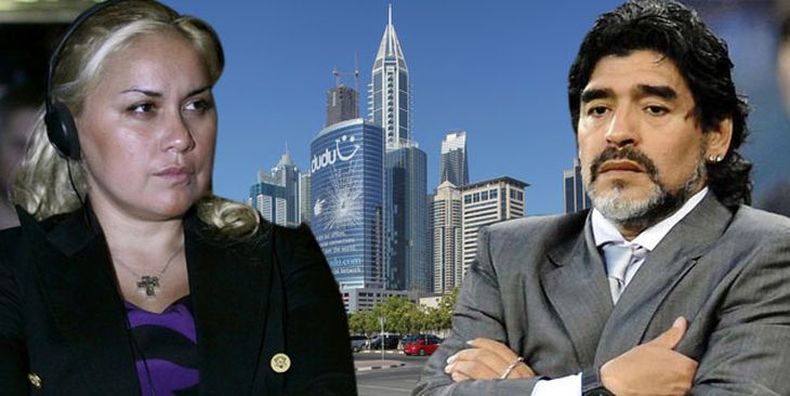 El reencuentro secreto entre Verónica Ojeda y Diego Maradona en Dubai