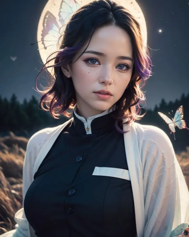 Así luciría Shinobu Kocho de Kimetsu no Yaiba en la vida real según la ...