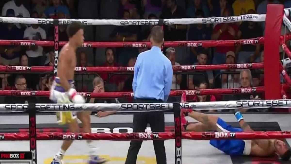 Un boxeador argentino sufrió un escalofriante nocaut y debió ser asistido con oxígeno