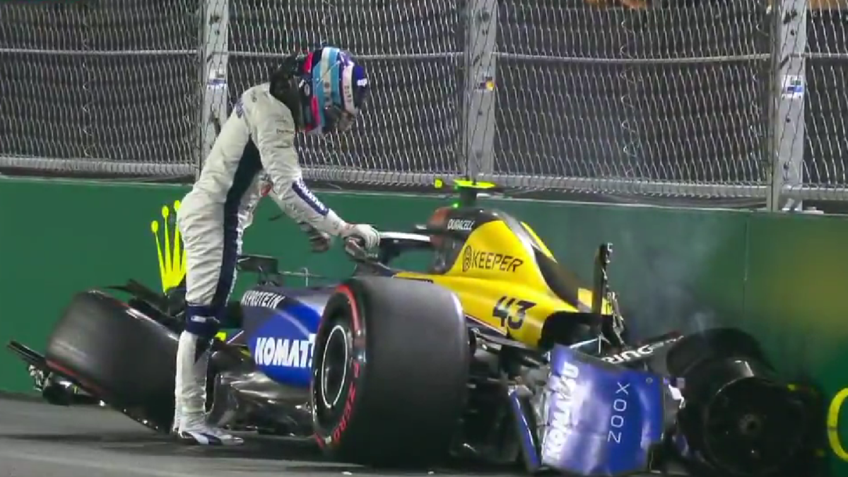 Fórmula 1: Franco Colapinto sufrió un duro choque en el Gran Premio de ...