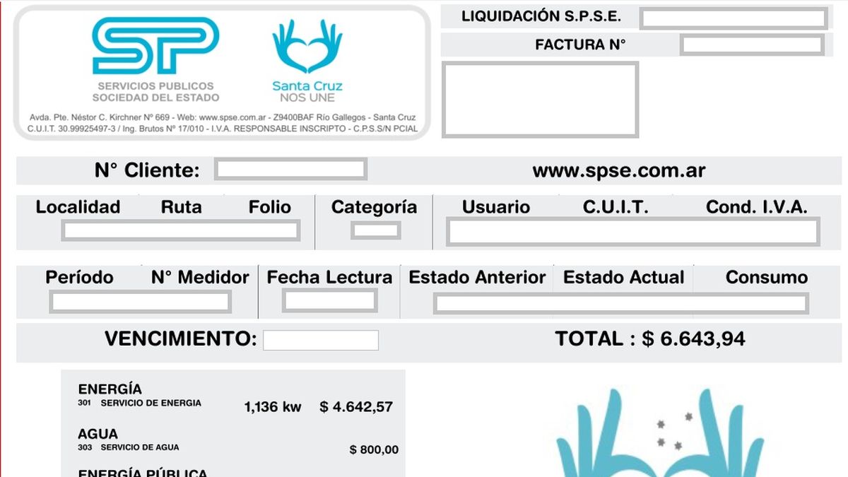 Cómo pagar una factura vencida de SPSE en Santa Cruz