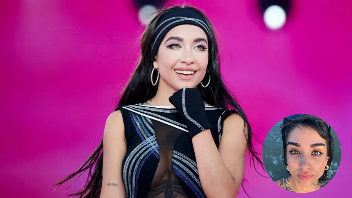 María Becerra disfrutó de la playa y mostró la microbikini metalizada ...