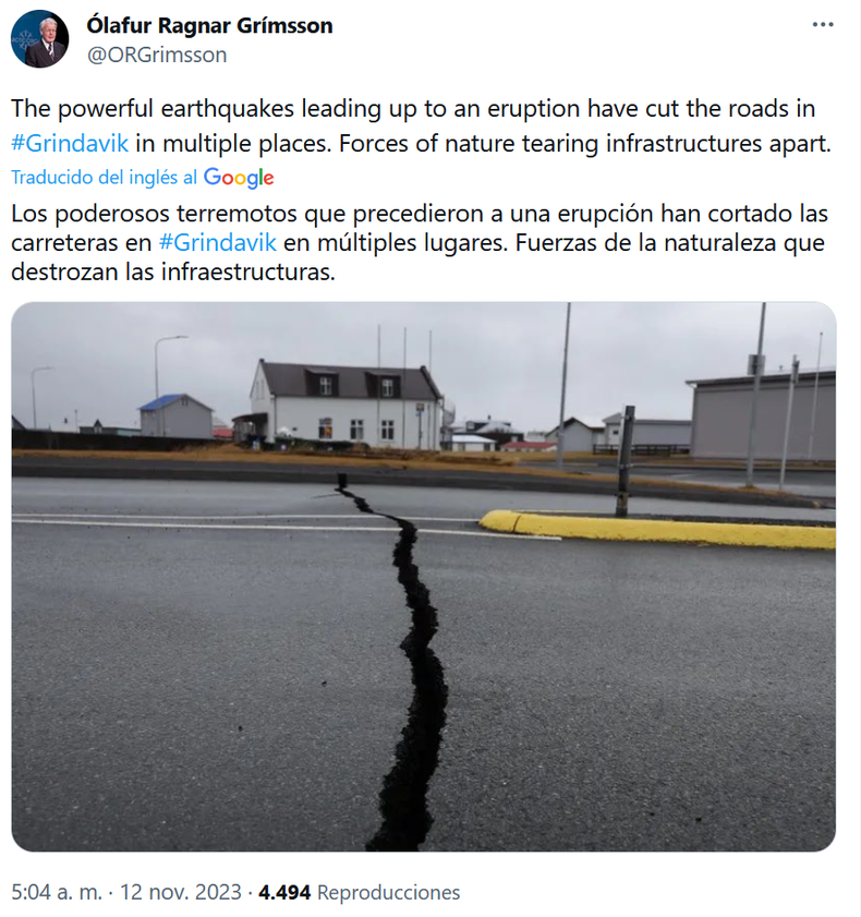 Islandia en alerta tras más de 1.400 terremotos en 48 horas: se teme la erupción de un volcán