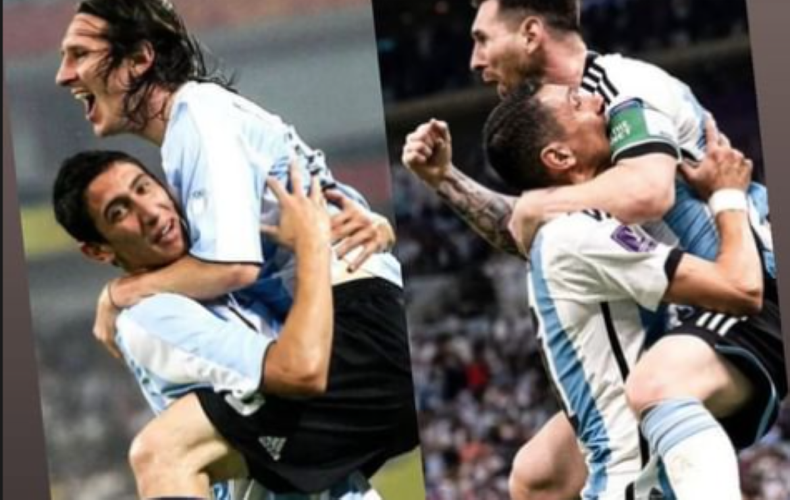 Messi se sumó al festejo de Di María por los 15 años del gol de oro en ...