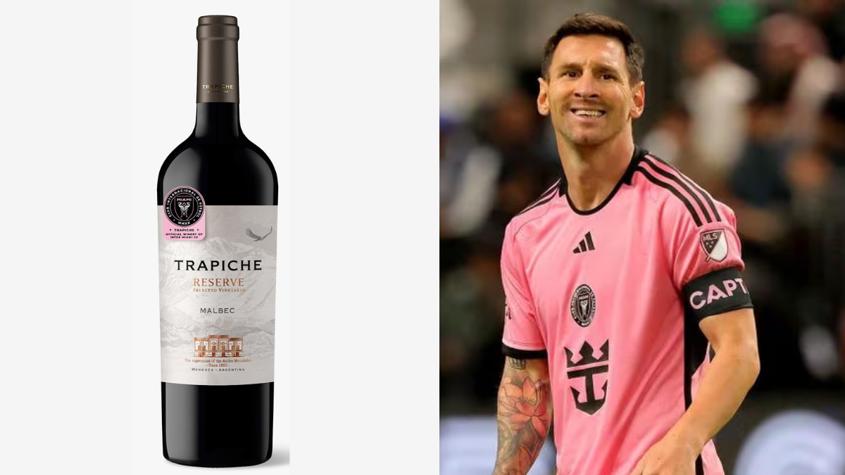 El Inter Miami de Messi anunció a la argentina Trapiche como bodega ...