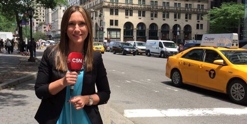 La periodista de C5N Fernanda Arena cumplió su sueño con Ricky Martin