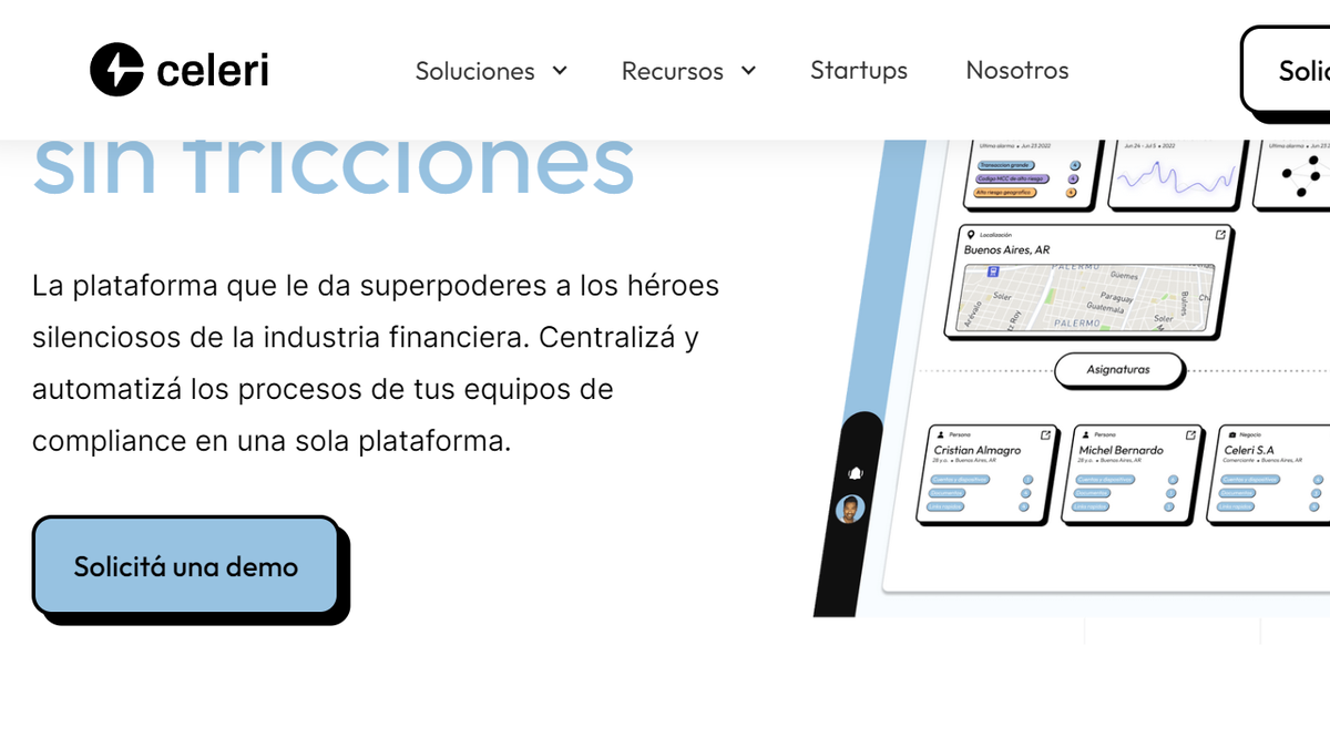 Celeri, plataforma de compliance argentina, llega a Colombia