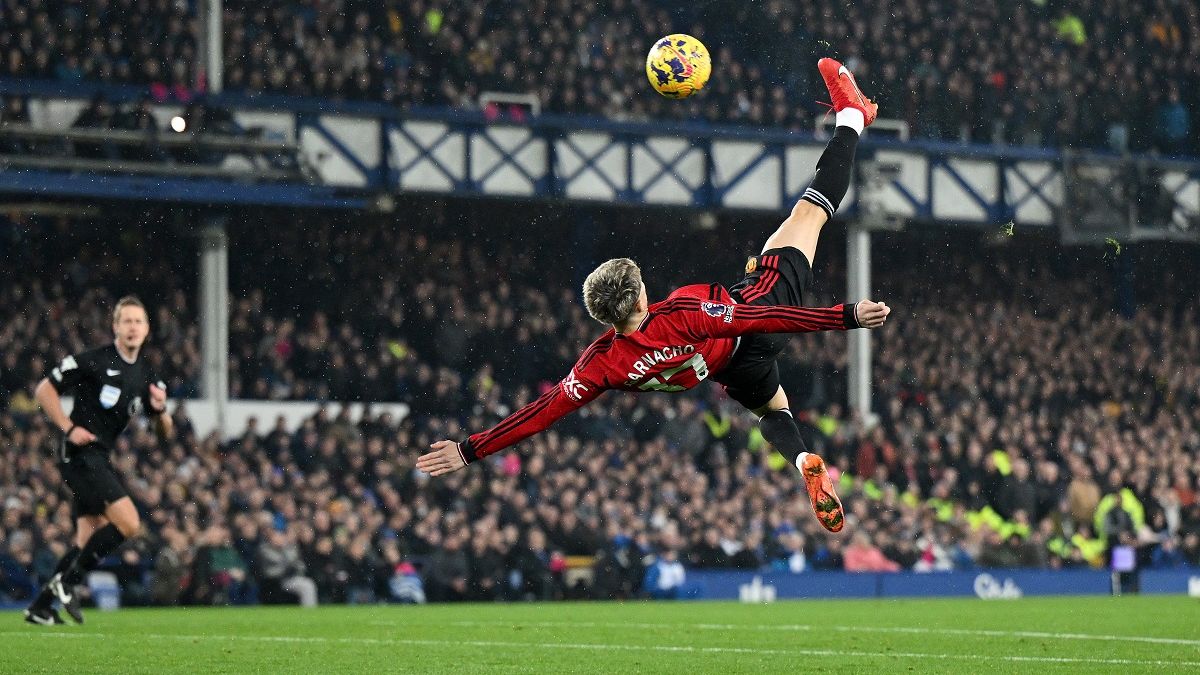 Premier League: un gol de Alejandro Garnacho fue elegido como el mejor ...