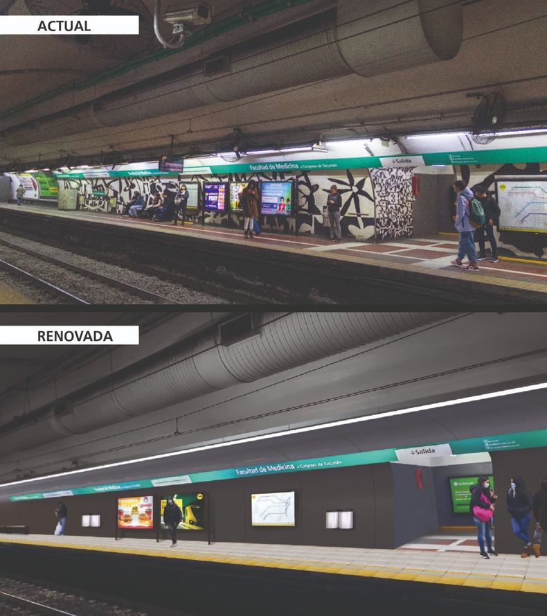 Renovarán 20 estaciones del subte porteño: cuándo empezarán las obras