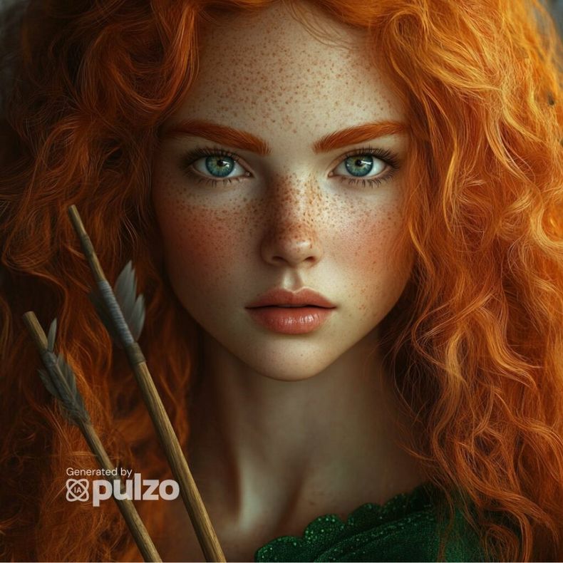 Cómo se verían todos los personajes de Valiente, de Pixar, en la vida ...