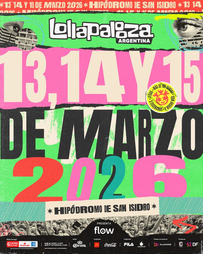 Lollapalooza Argentina anunció sus fechas para 2026: cuándo es y cómo ...