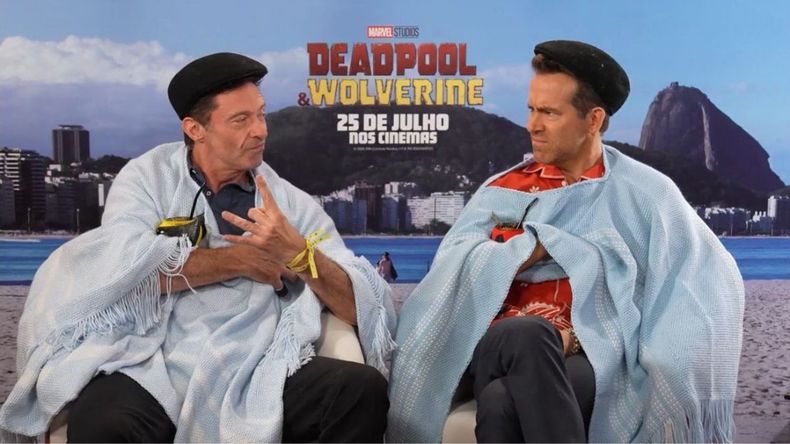 Se viralizaron las fotos de Deadpool y Wolverine tomando mate en la ...