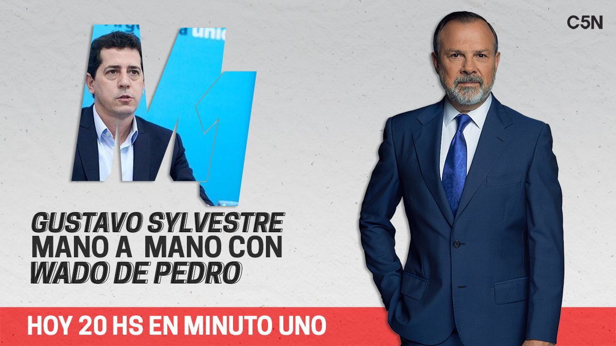 Wado de Pedro y Axel Kicillof en Minuto Uno