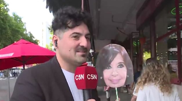 Video: el incómodo momento que vivió Lautaro Maislin durante un móvil