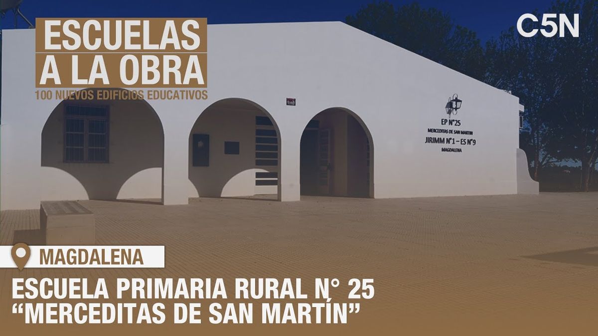 Recuperar lo perdido: la escuela de Magdalena reconstruida en un año