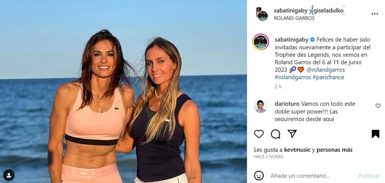 Roland Garros: Gabriela Sabatini y Gisela Dulko volverán a jugar el ...