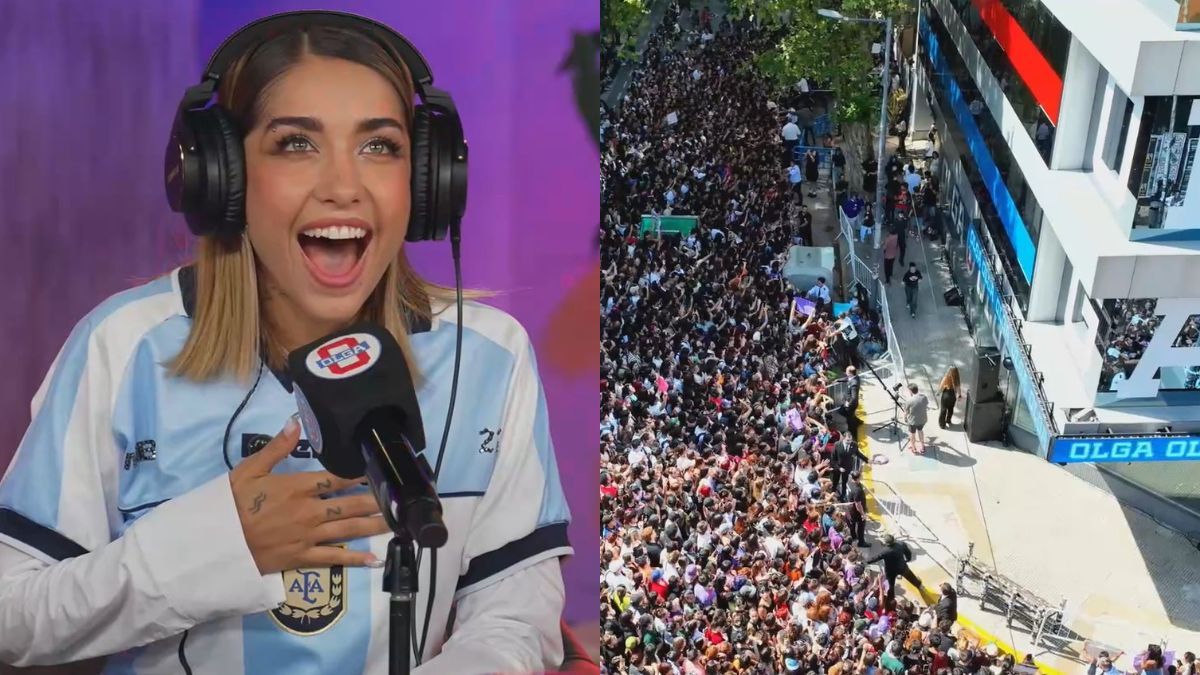 Furor en Olga por María Becerra: una multitud cortó las calles