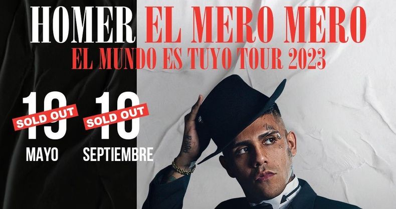 Mano a mano con Homer El Mero Mero, antes del inicio de su tour ...