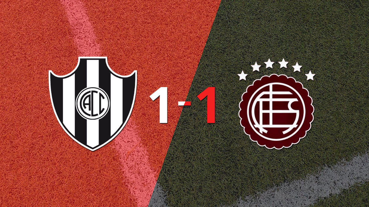 Central Córdoba (SE) no pudo en casa ante Lanús y empataron 1-1