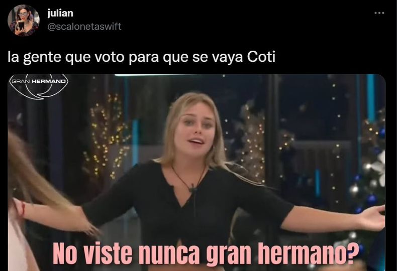 Gran Hermano 2022: los mejores memes de la sorpresiva eliminación de Coti