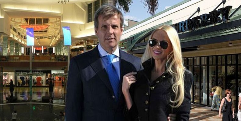 Luciana Salazar y Martín Redrado juntos, buscando ofertas en las mesas ...