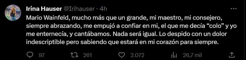 Con profundo dolor, políticos y periodistas despiden a Mario Wainfeld ...