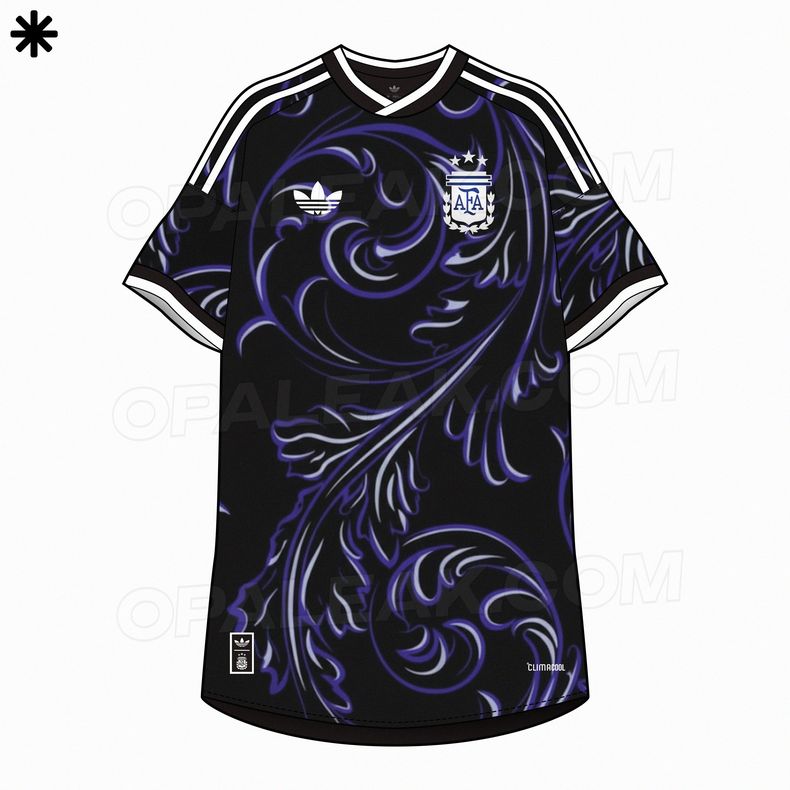 Se filtró la polémica camiseta de la Selección argentina para el ...