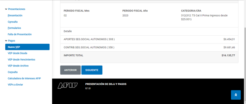 Trámites de AFIP: cómo generar un VEP