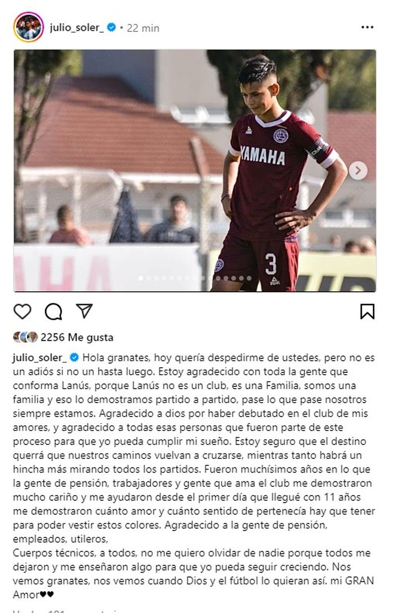 Lanús confirmó la venta récord en la historia del club: el juvenil ...