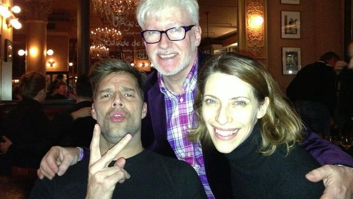 Elena Roger y Ricky Martin festejaron juntos el fin de Evita en Broadway